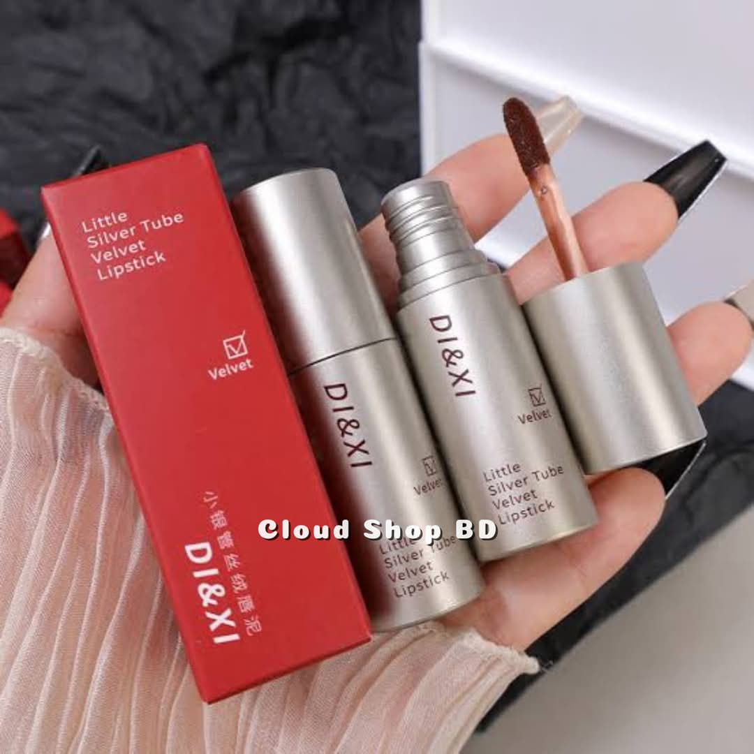 DI & XI Silver Tube Velvet Lipstick – Cloud Shop BD