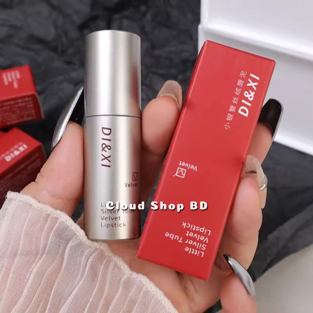 DI & XI Silver Tube Velvet Lipstick – Cloud Shop BD