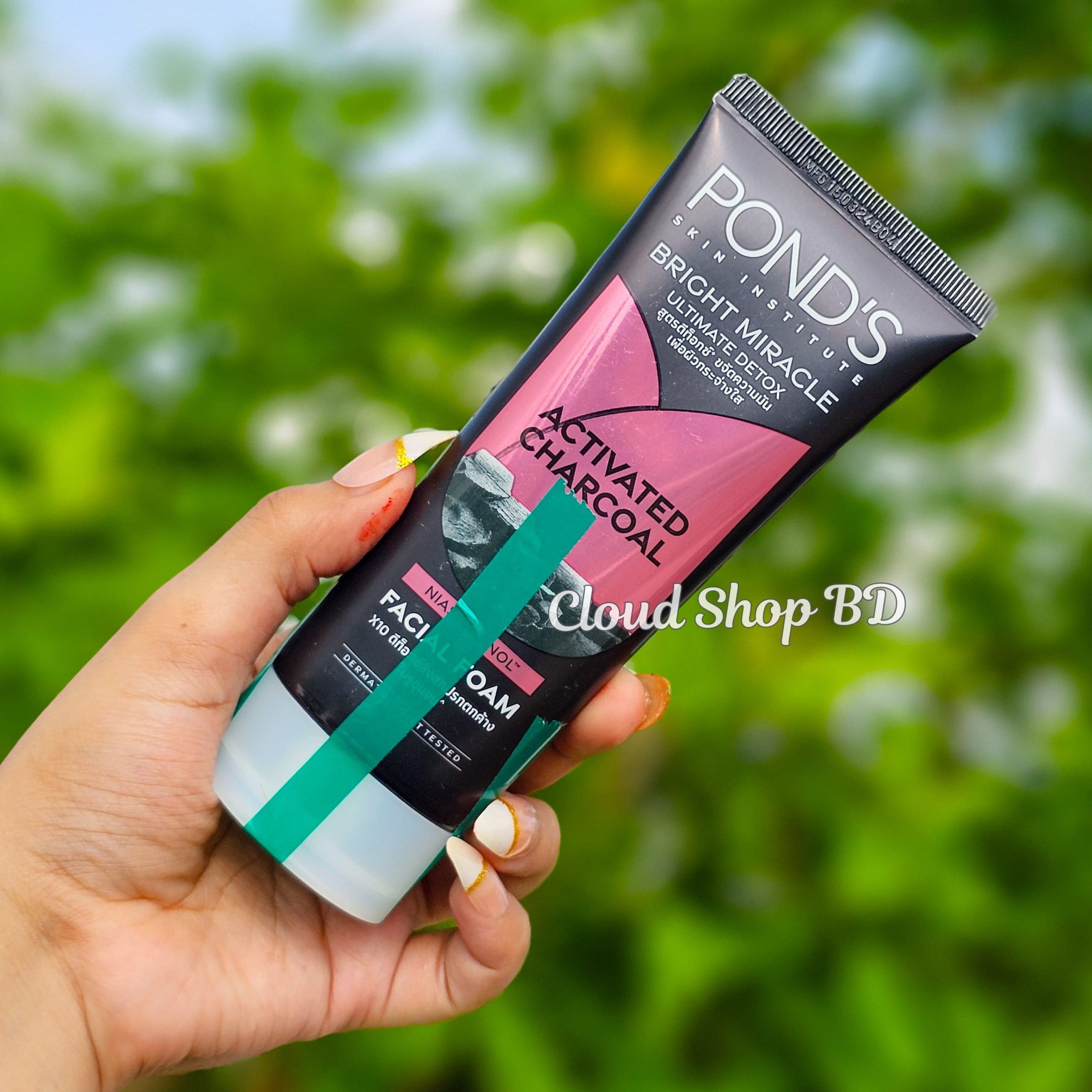 POND’S Bright Miracle Ultimate Detox Activate Charcoal Facial Foam – 100g – Cloud Shop BD