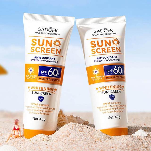 SADOER Full Body Protection Sunscreen With SPF 60 PA+++ – 40g – Cloud Shop BD