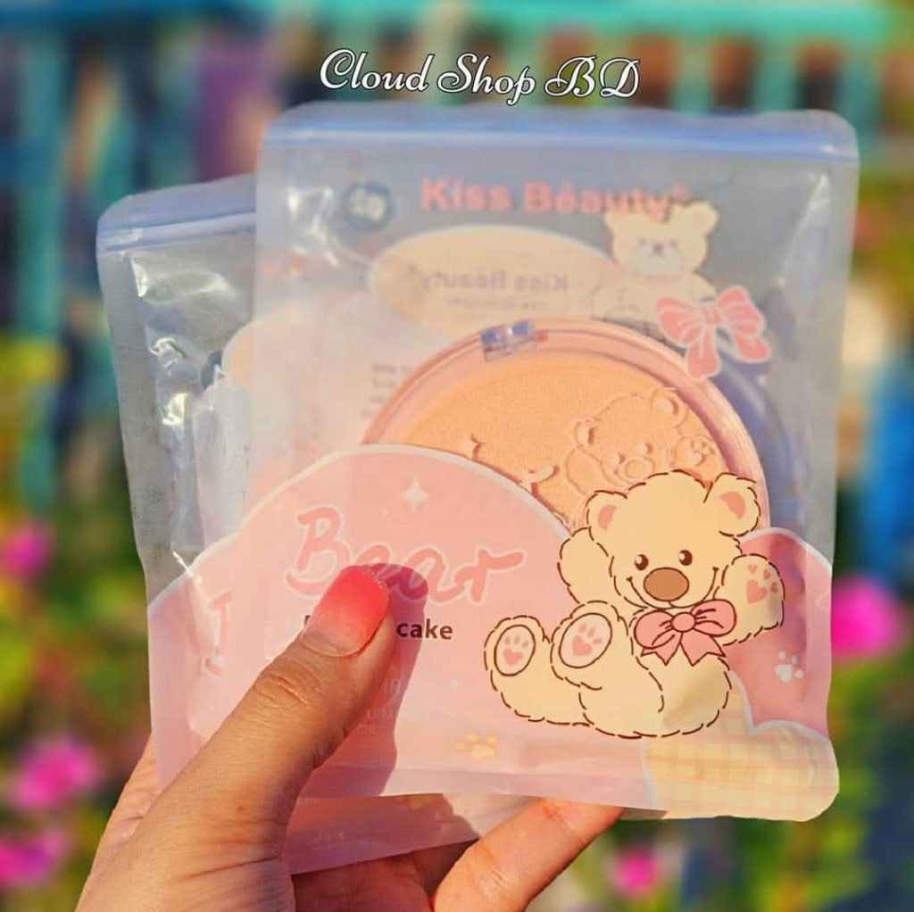 Kiss Beauty Bear Powder Cake 10g - Cloud Shop BD